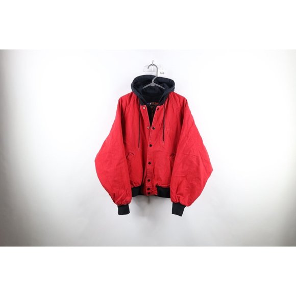 Vintage | Jackets & Coats | Vtg 9s Streetwear Mens Xl Distressed Quilt ...
